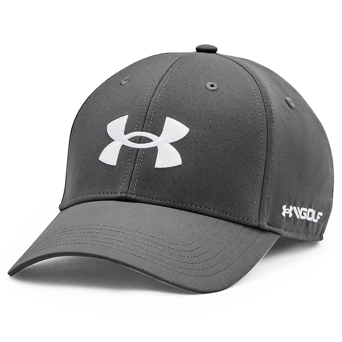 Under Armour Golf96 Hat, Pitch Gray (012)/White, One Size Fits Most