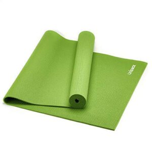 unipack yoga mat -5mm thick non slip yoga fitness pilates exercise mat 68"x24"x5mm (green)