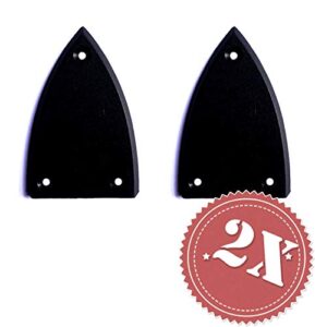 set of 2 universal single ply truss rod cover carvin prs kramer style usa