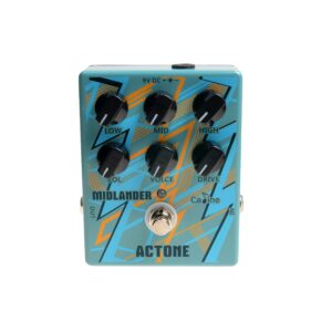 Caline CP-56 AC Tone Guitar Effect Pedal Overdrive Distortion Analog Vox AC30 Amplifier 3-Band EQ Pedal