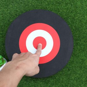 1PC Backyard Targets 25cm Practice Arrows Eva for Training Daily Use Outdoor (Black)