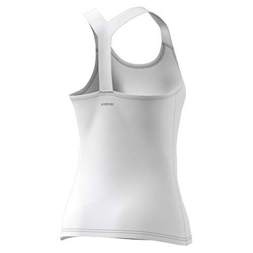 adidas womens Y-TANK White/Black Medium