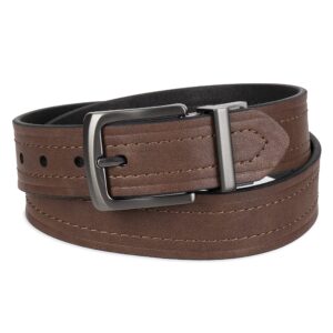 Levi's Men's Reversible Casual Jeans Belt, Brown/Black 1, Medium (34-36)