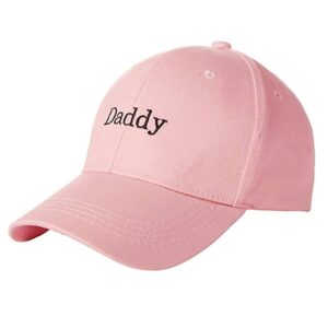 foetest cap adjustable baseball cap daddy hat headdress dad-cap hat sunhat hip-hop flat snapback pink