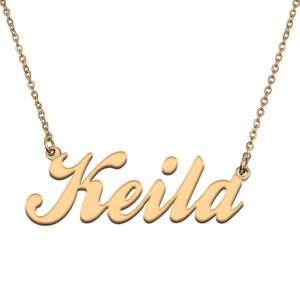 huan xun custom name plate necklace unique jewelry gifts for mom mother keila