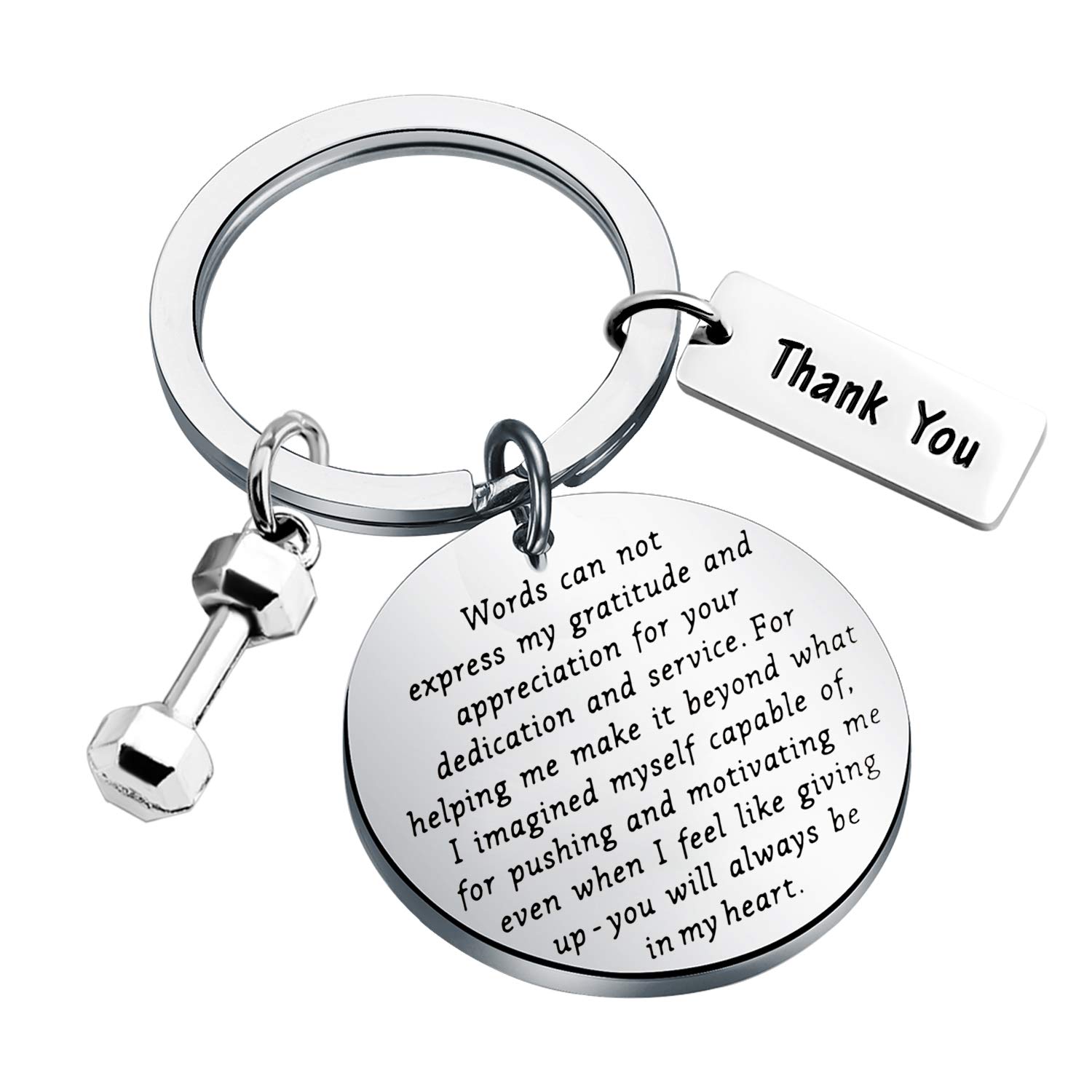 BLEOUK Fitness Instructor Gift Instructor Thank You Gift Fitness Trainer Gift Fitness Coach Appreciation Jewelry Gift