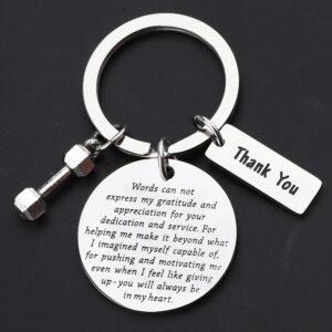 BLEOUK Fitness Instructor Gift Instructor Thank You Gift Fitness Trainer Gift Fitness Coach Appreciation Jewelry Gift