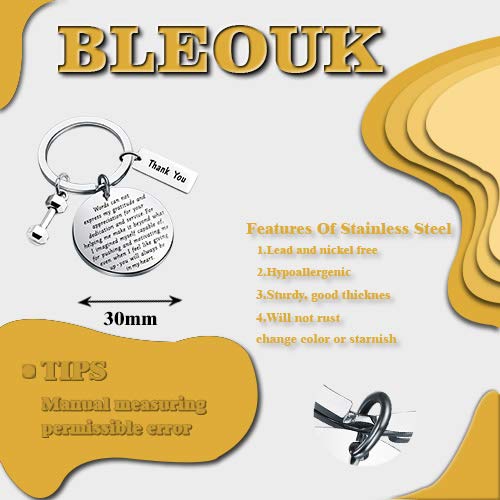 BLEOUK Fitness Instructor Gift Instructor Thank You Gift Fitness Trainer Gift Fitness Coach Appreciation Jewelry Gift