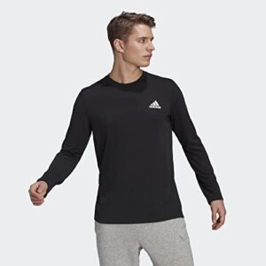 adidas mens FR Long Sleeve Tee Black XX-Large