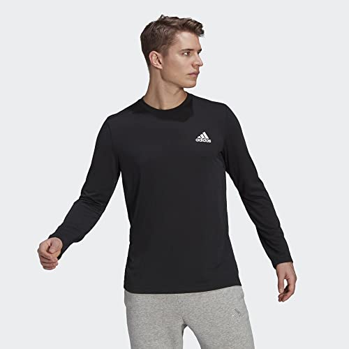 adidas mens FR Long Sleeve Tee Black XX-Large