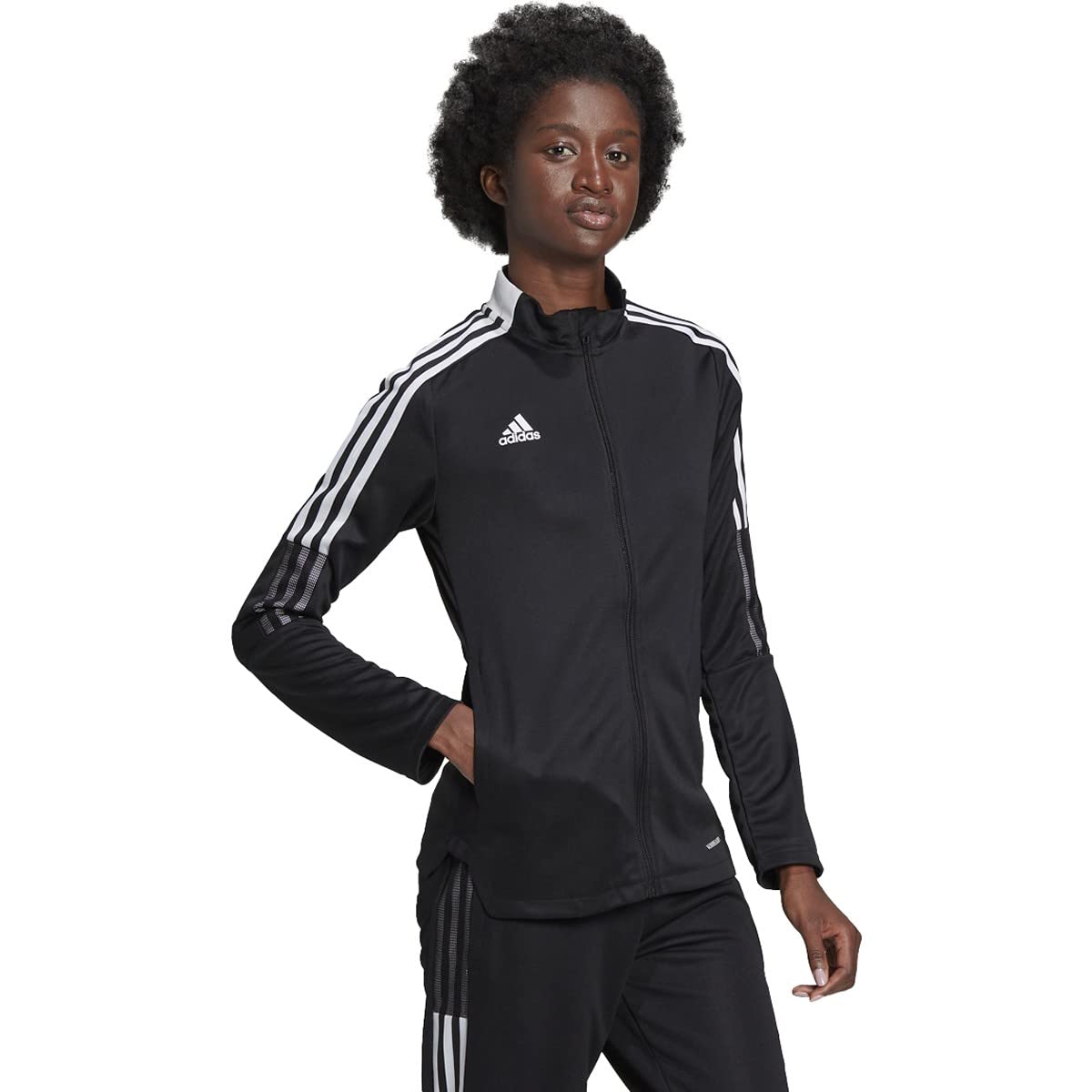 adidas womens Tiro 21 Track Jacket Black X-Large