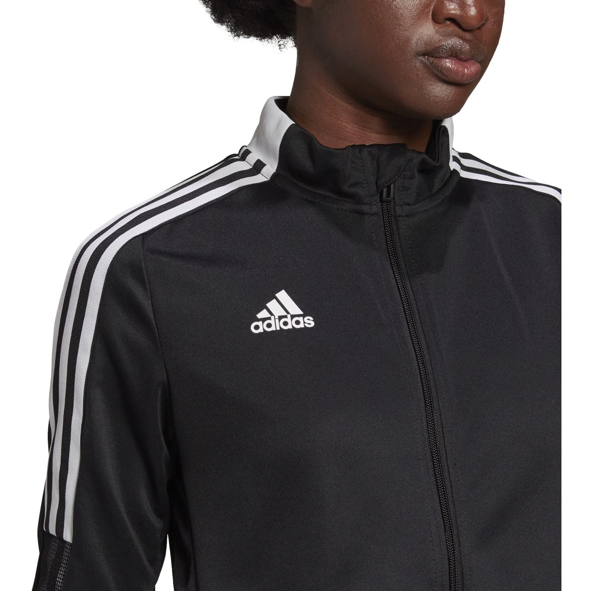 adidas womens Tiro 21 Track Jacket Black X-Large