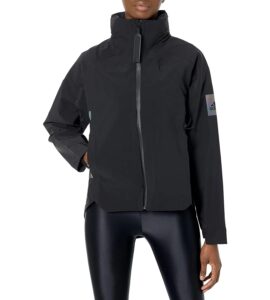 adidas outdoor,womens,myshelter jacket,black/rainbow reflective,medium