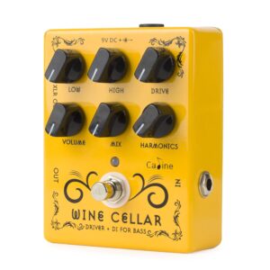 caline cp-60 wine cellar bass driver guitar effects pedal true bypass