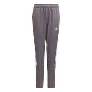 adidas kids tiro 21 track pants, team grey four, medium