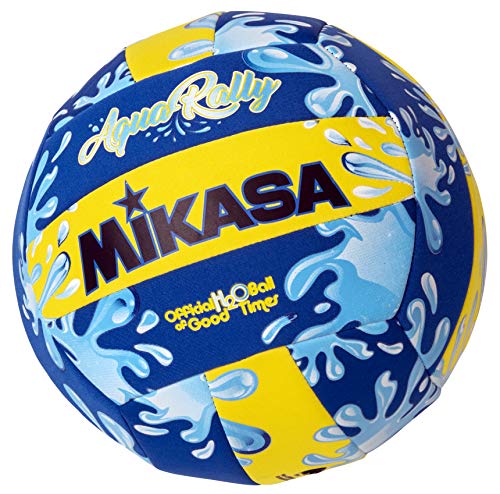 Mikasa Aqua Rally, Blue/Yellow, Recreational Water Volleyball