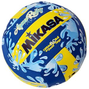 Mikasa Aqua Rally, Blue/Yellow, Recreational Water Volleyball