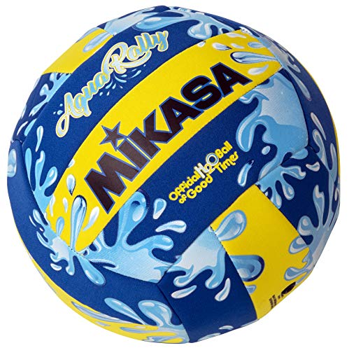 Mikasa Aqua Rally, Blue/Yellow, Recreational Water Volleyball