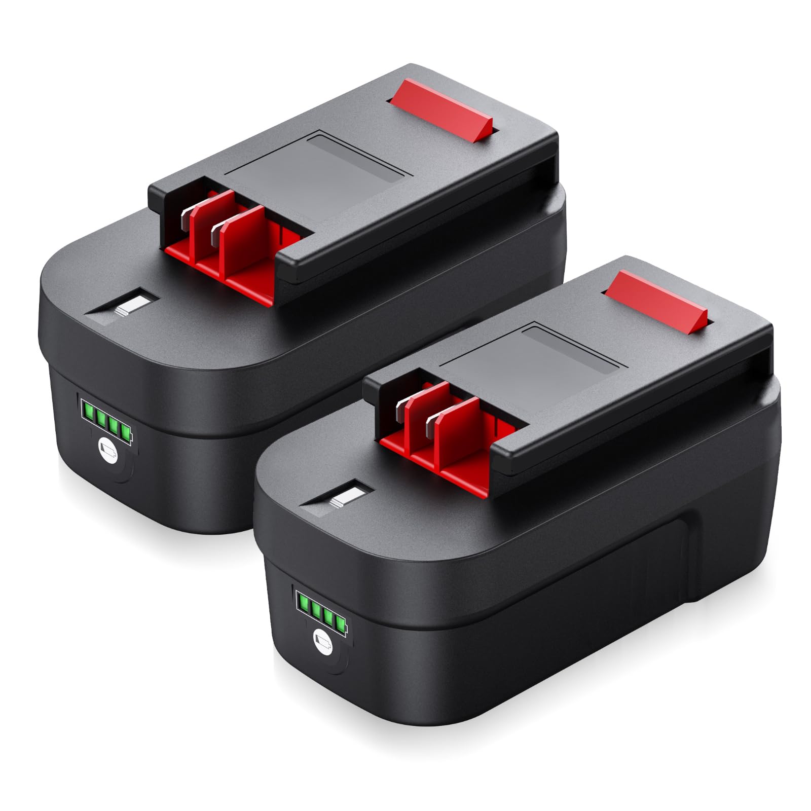 ORHFS 2 Packs 6000mAh HPB18 Battery for Black and Decker 18V Battery HPB18-OPE FSB18 Cordless Power Tools 244760-00 A1718 FS18FL FSB18 Firestorm