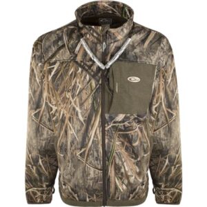 drake waterfowl mst endurance hybrid liner full zip mossy oak shadow grass habitat 2xlarge