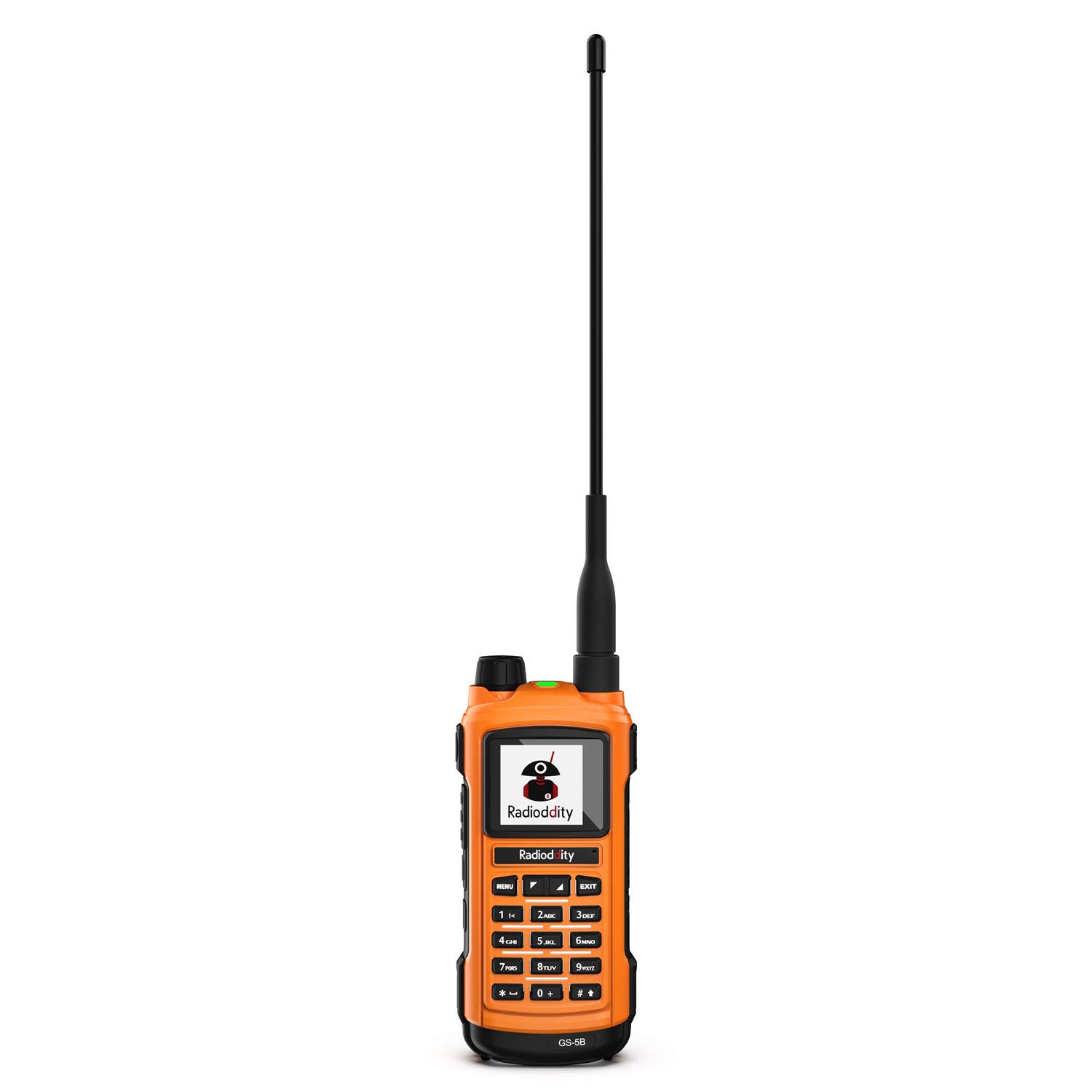 [Chirp & APP Programming] Radioddity GS-5B Dual Band Ham Radio Handheld, BT APP Programming Long Range Two Way Radio, Dual PTT, 2000mAh USB Rechargeable Battery & High Gain Antenna