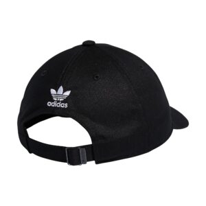 adidas Originals Men's Originals Slice Trefoil Strapback, Black/Blue Oxide/White, One Size