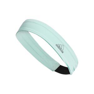 adidas alphaskin elastic headband – discontinued, clear mint/black, one size