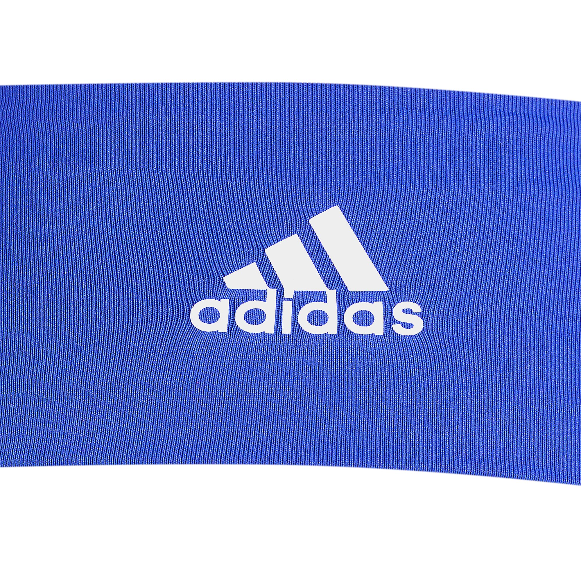 adidas Alphaskin 2.0 Elastic Headband, Collegiate Royal Blue/Black, One Size