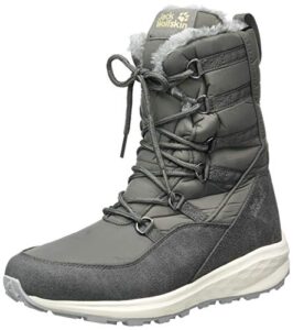 jack wolfskin women's nevada texapore high hiking shoe boot, dark grey/light grey, 9.5