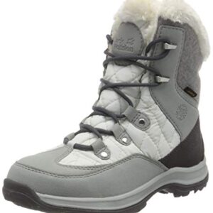 Jack Wolfskin Women's Aspen Texapore Mid W Hiking Boot, White/Silver, 7.5