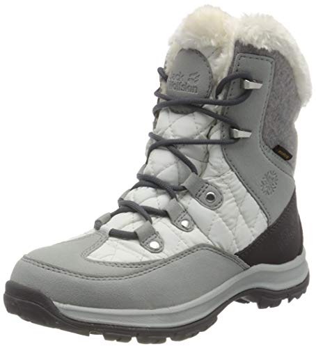 Jack Wolfskin Women's Aspen Texapore Mid W Hiking Boot, White/Silver, 7.5