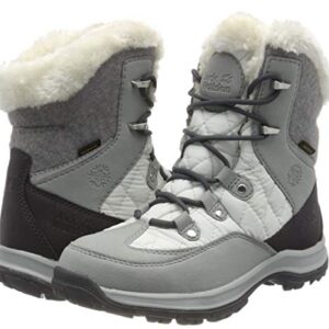 Jack Wolfskin Women's Aspen Texapore Mid W Hiking Boot, White/Silver, 7.5