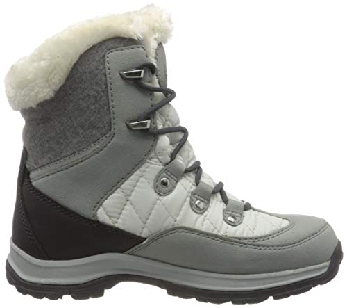 Jack Wolfskin Women's Aspen Texapore Mid W Hiking Boot, White/Silver, 7.5