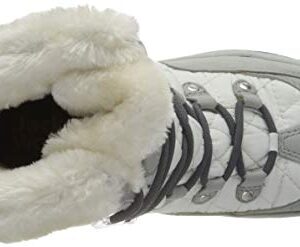 Jack Wolfskin Women's Aspen Texapore Mid W Hiking Boot, White/Silver, 7.5