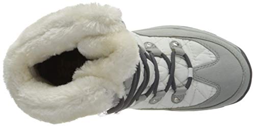 Jack Wolfskin Women's Aspen Texapore Mid W Hiking Boot, White/Silver, 7.5