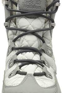 Jack Wolfskin Women's Aspen Texapore Mid W Hiking Boot, White/Silver, 7.5