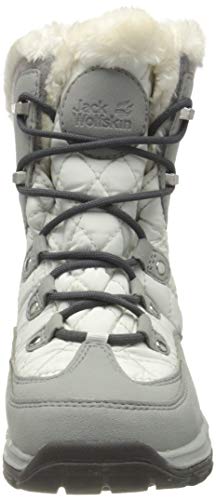 Jack Wolfskin Women's Aspen Texapore Mid W Hiking Boot, White/Silver, 7.5