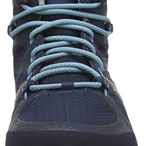 Jack Wolfskin Women's Force Striker Texapore Mid Hiking Shoe Boot, Dark Blue/Light Blue, 7.5