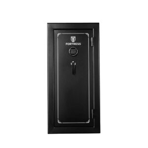 fortress 24 gun fire safe with e-lock, black