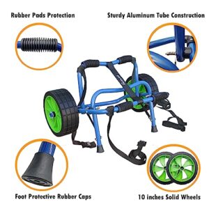 Newcod Kayak Cart, Kayak Dolly with Airless Tire for Carrying Kayak Canoe SUP Paddle Board