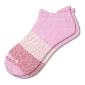 bombas women's originals ankle socks - bubble gum (medium - for shoe sizes 8 to 10.5)