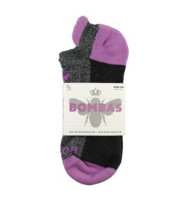 bombas women's originals ankle socks - purple - violet (medium - for shoe sizes 8 to 10.5)