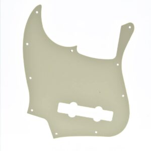 Dopro 5 String Jazz Bass Pick Guard J Bass Scratch Plate for USA/Mexican Fender 5 String Jazz Bass Aged Pearl