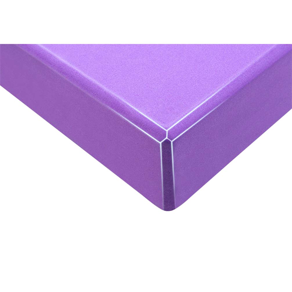 ARTIBETTER Yoga Accessories Yoga Block Pilates Bricks Foam Block Brick Exercises High Density EVA Support Yoga Brick Deepen Poses Fitness Gym (Purple) Exercise Accessories