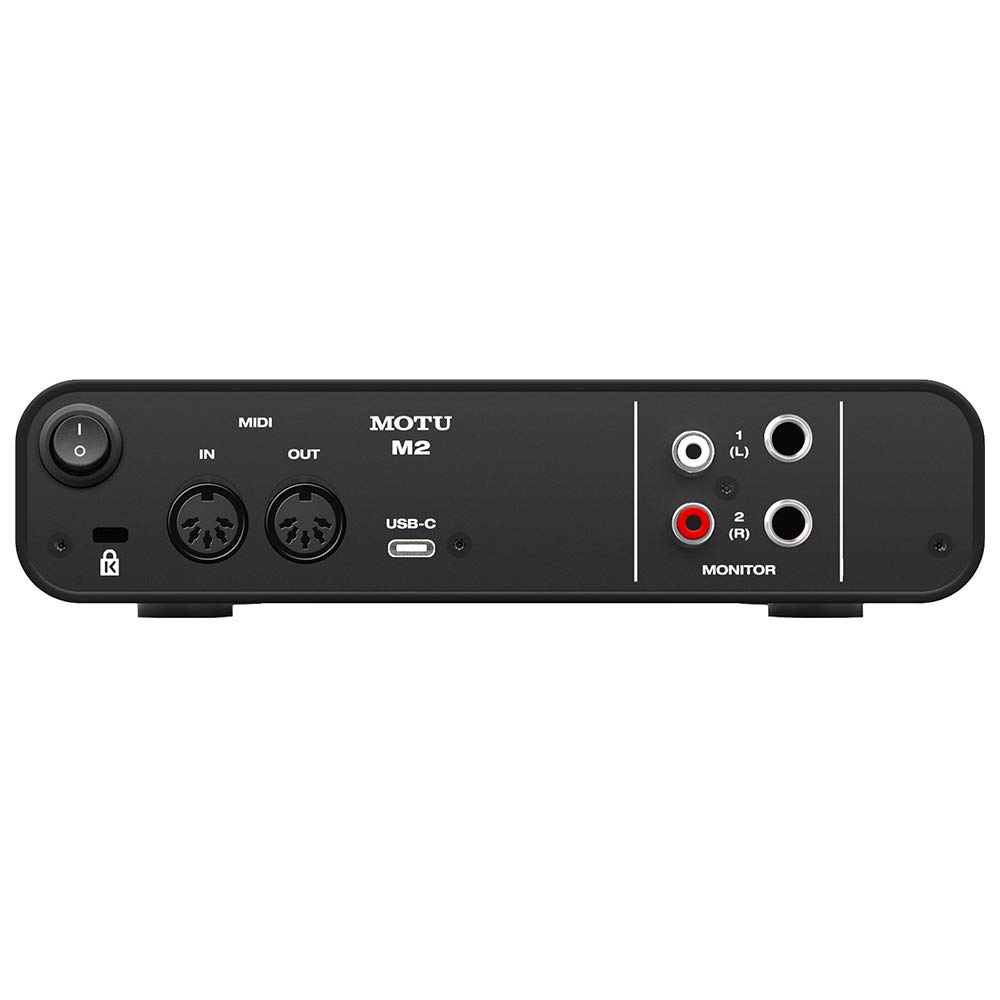 Motu M2 2x2 USB-C Audio Interface with XLR-XLR Cable Bundle