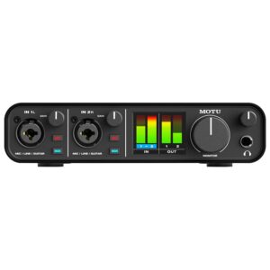 Motu M2 2x2 USB-C Audio Interface with XLR-XLR Cable Bundle