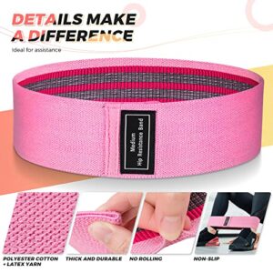 Renoj Resistance Bands, Exercise Workout Bands, Yoga Straps for Women and Men, 5 Sets of Stretch Bands for Booty Legs, Pilates Flexbands