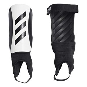 adidas unisex-adult tiro match shin guards, white/black/black, small