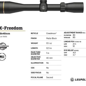 Leupold VX-Freedom 4-12x40 (1 Inch) Creedmoor Reticle Riflescope