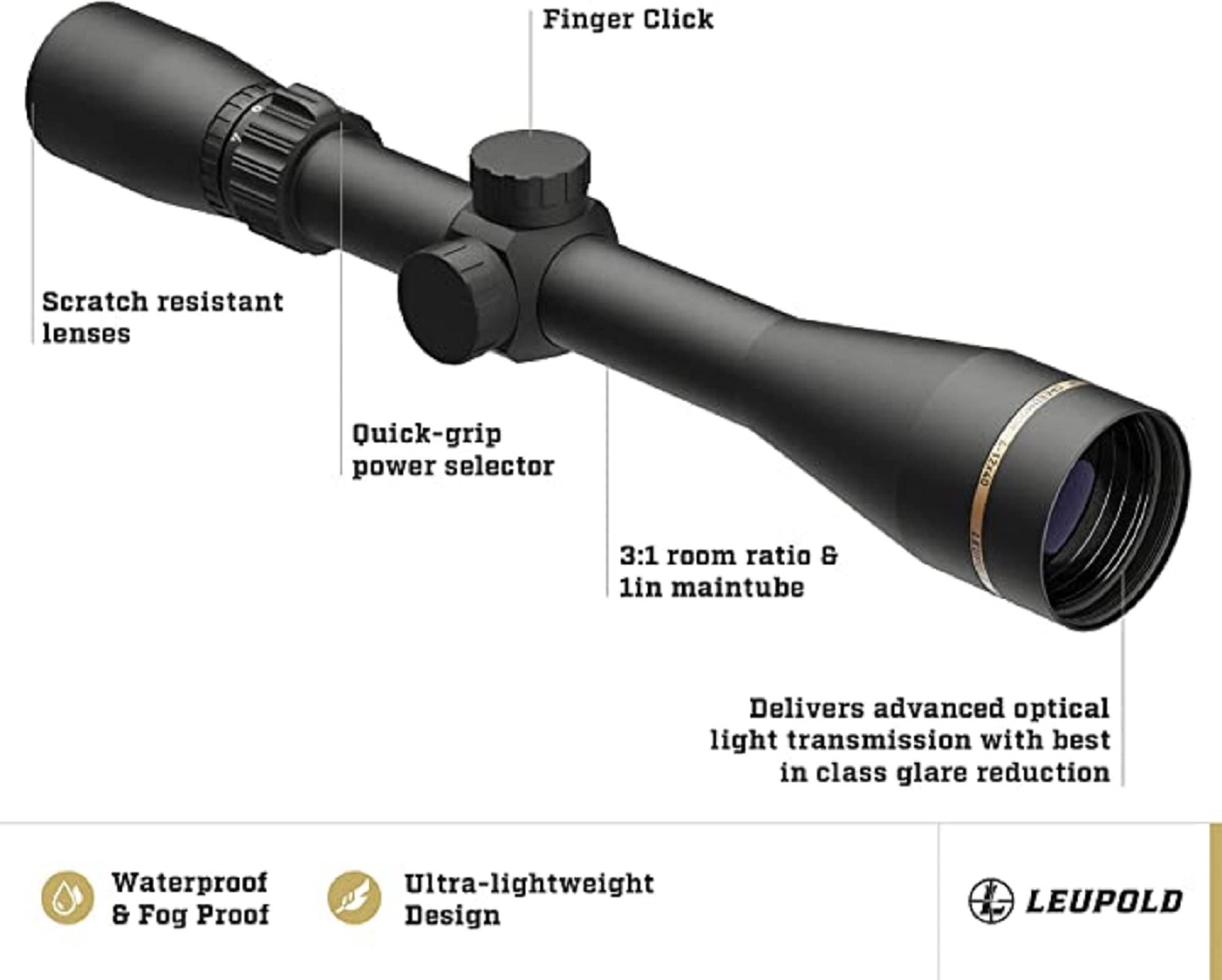 Leupold VX-Freedom 4-12x40 (1 Inch) Creedmoor Reticle Riflescope